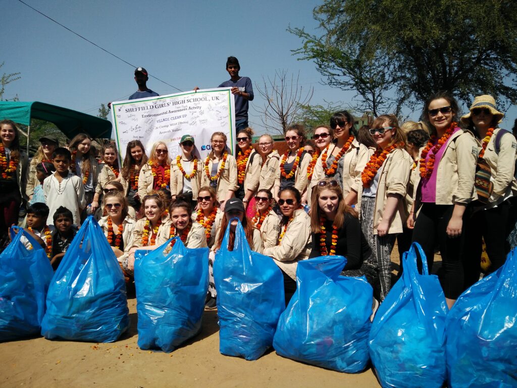 Village Clean-Up: Protecting the Environment at Camp Wild